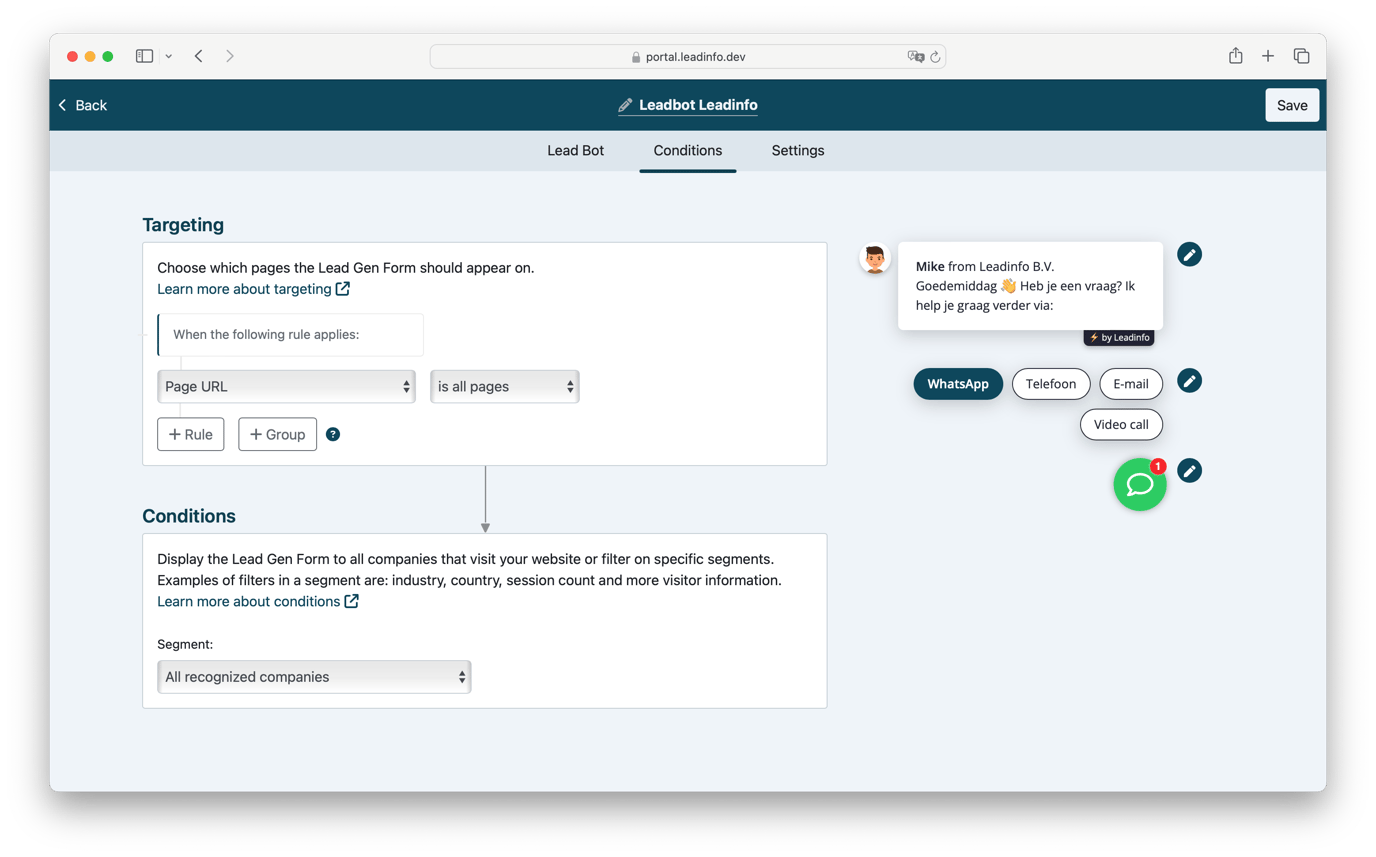 Getting started with the Leadbot