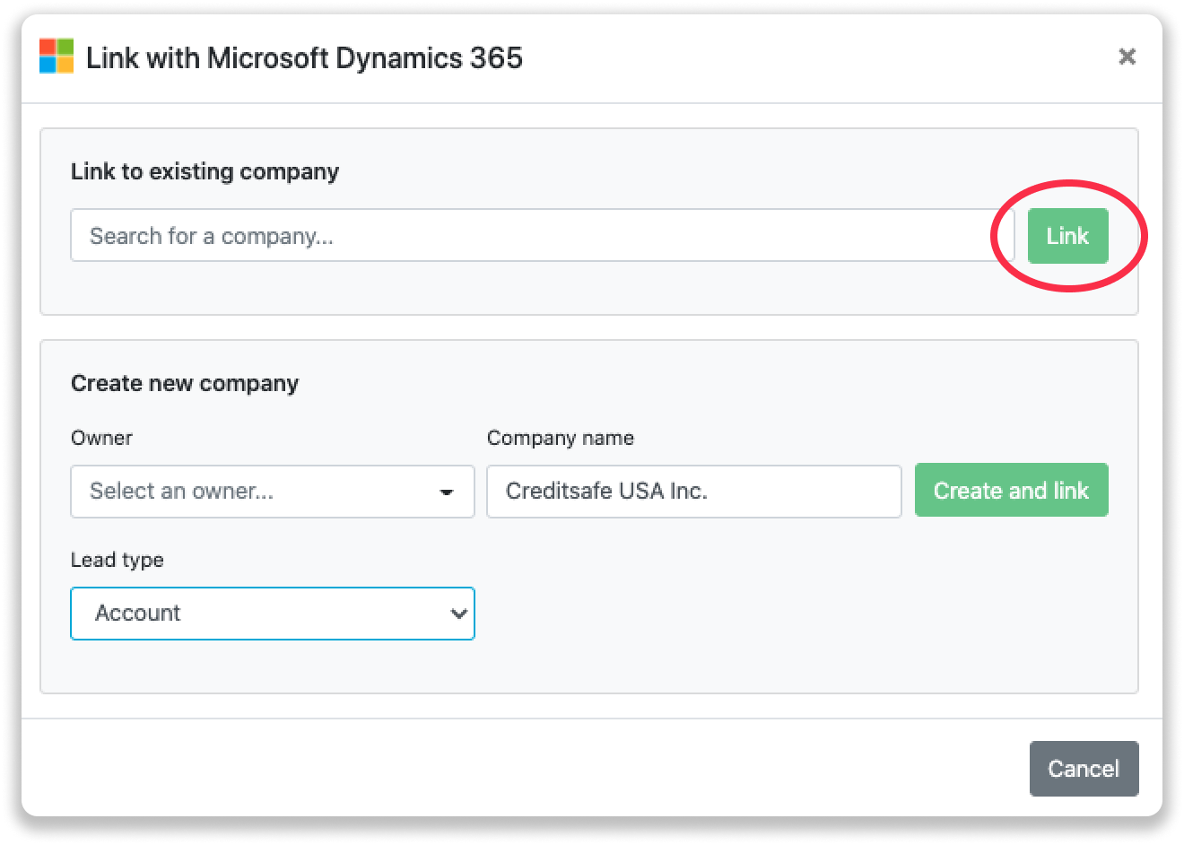 Microsoft Dynamics 365 integration