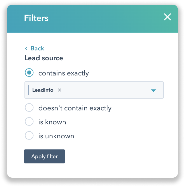 How to use Leadinfo data in HubSpot
