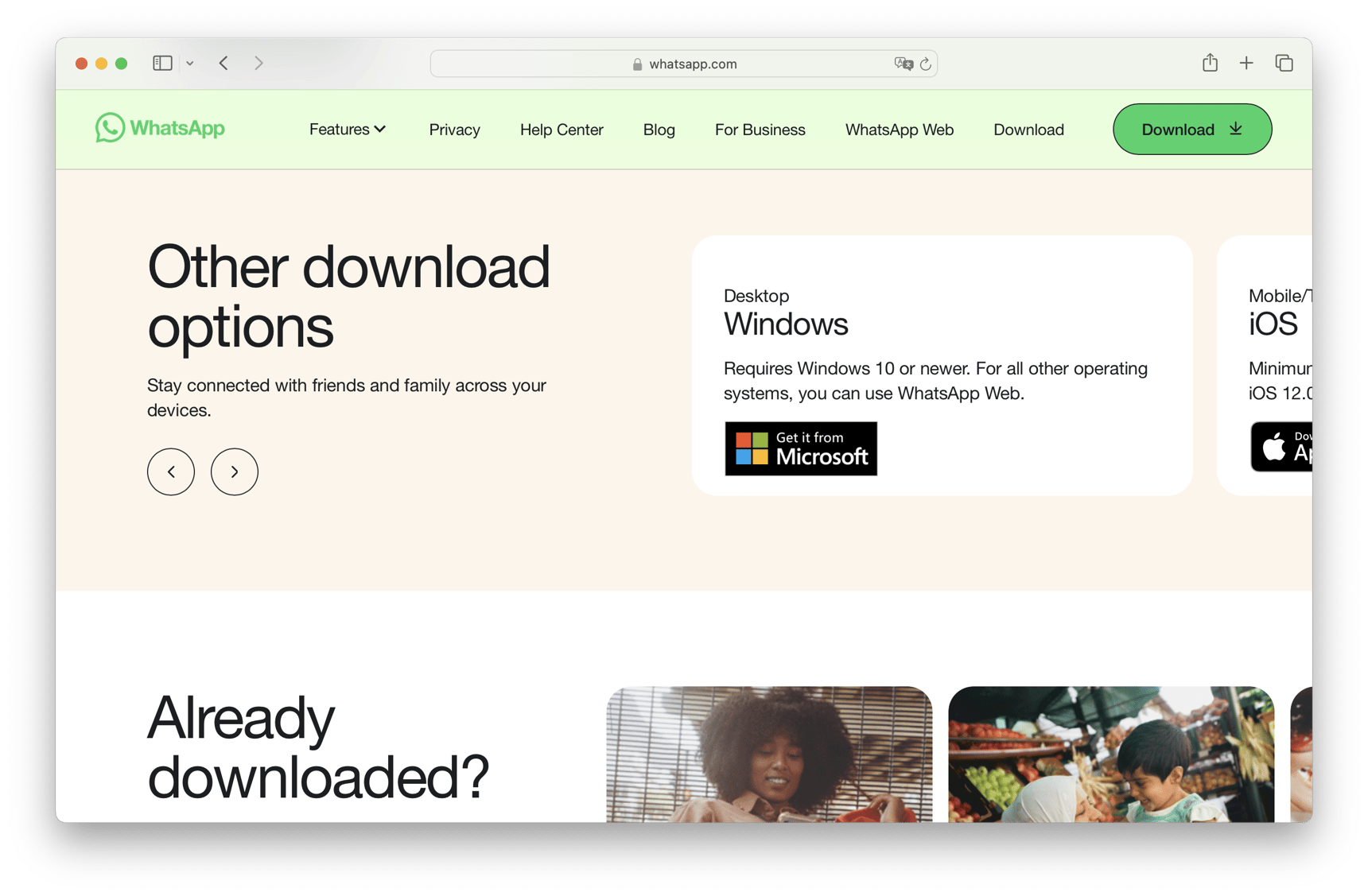 Is there a WhatsApp Business desktop version?