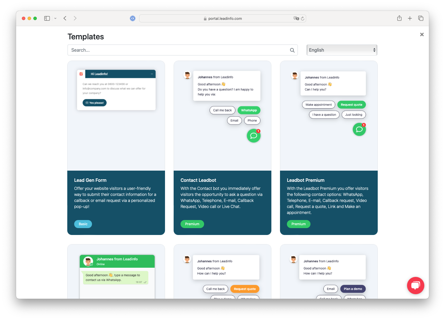 Getting started with the Leadbot